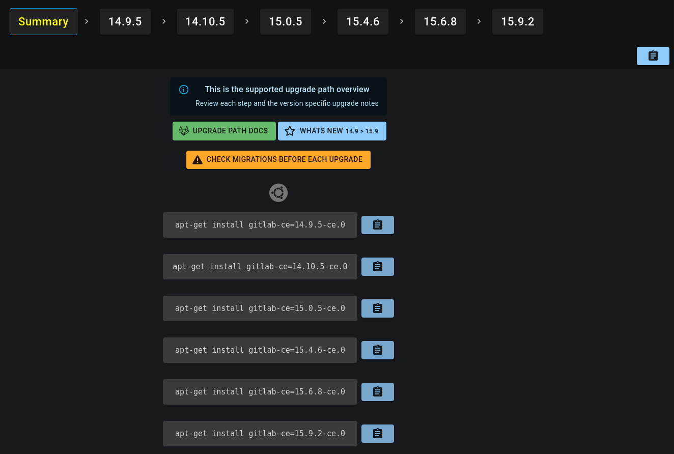 Easy GitLab Upgrading Using The Upgrade Path Tool - Rogue Security
